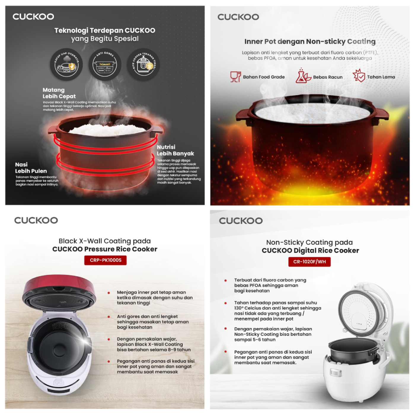 Kenali Kualitas Inner Pot pada Rice Cooker Anda - Cuckoo Indonesia